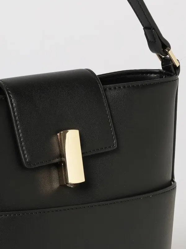TWINSET Synthetic Leather Bucket Bag - Black