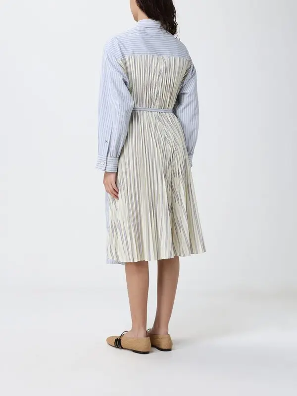 Paul Smith Striped Cotton Blend Shirtdress
