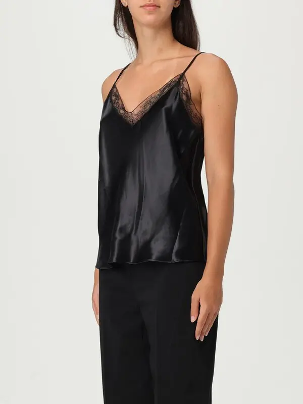 Alberta Ferretti Top Colour - Black