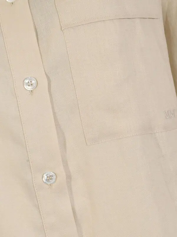 Max Mara Long-sleeve Linen Shirt