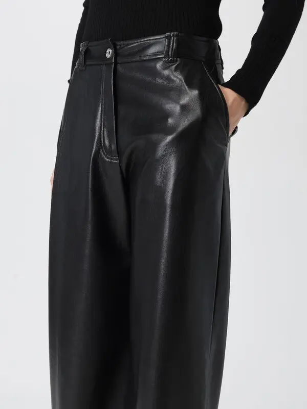 Pinko Tailored Wide Leg Trousers - Black