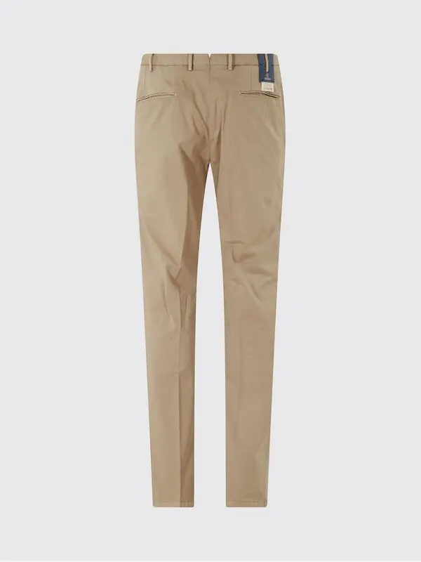 SANTANIELLO Gabardine Chino Trousers - Beige