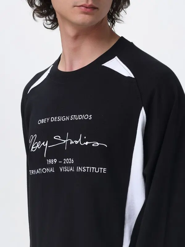 Obey Cotton T-shirt With Logo