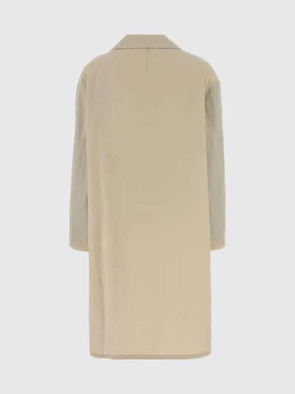 Y’s Long Cotton Trench Coat - Beige