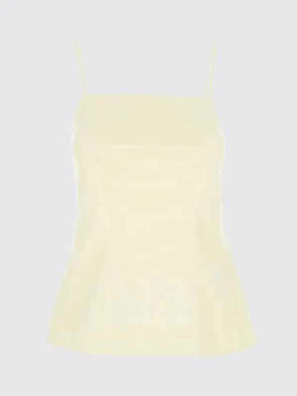 SEMICOUTURE Linen Top - Yellow