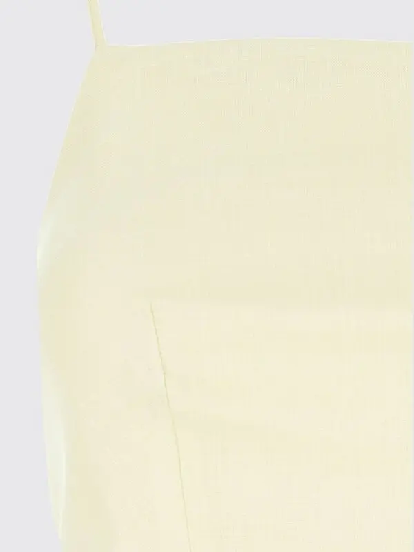 SEMICOUTURE Linen Top - Yellow