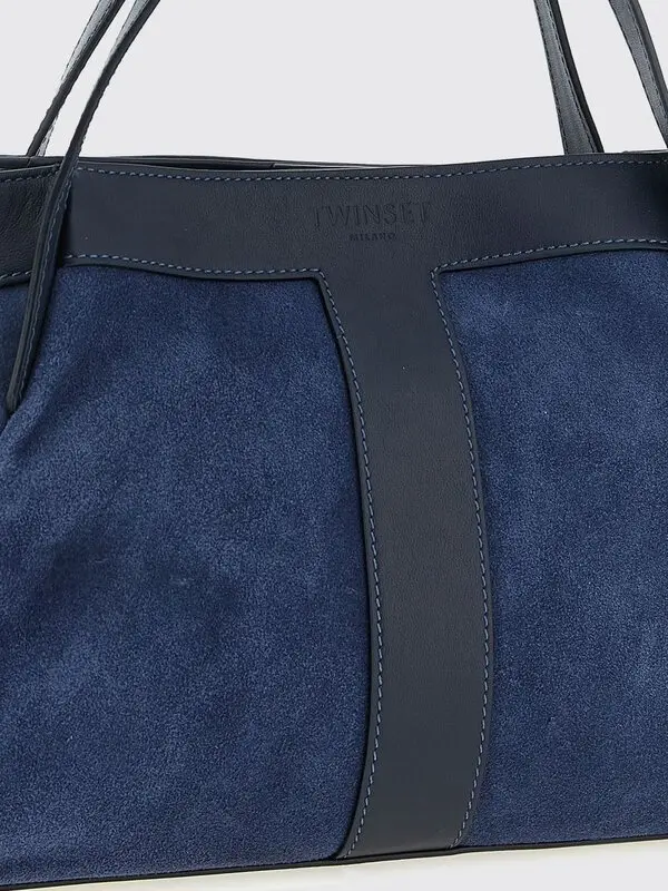 TWINSET Suede Bag - Navy