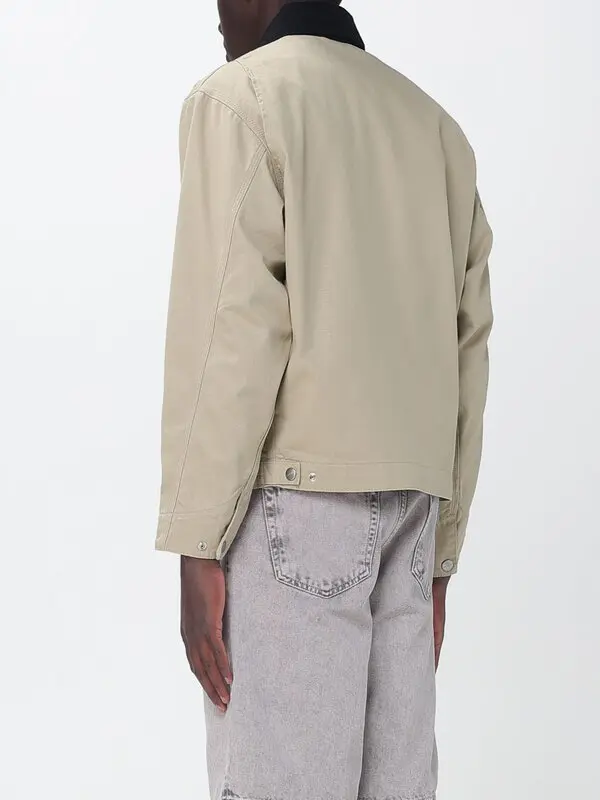 Carhartt Work In Progress Cotton Shirt Jacket With Logo