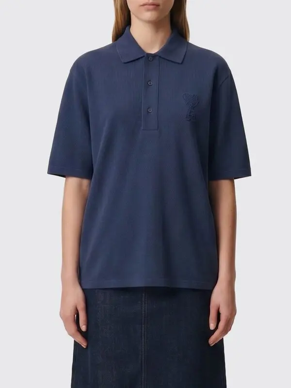 AMI Paris Cotton Polo Shirt