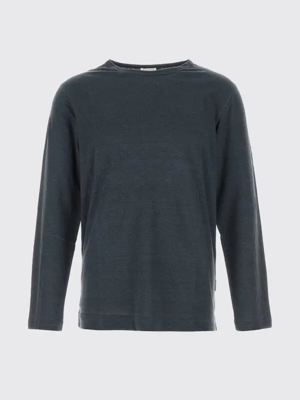 Closed Long-sleeved T-shirt In A Linen Blend With Crew Neck