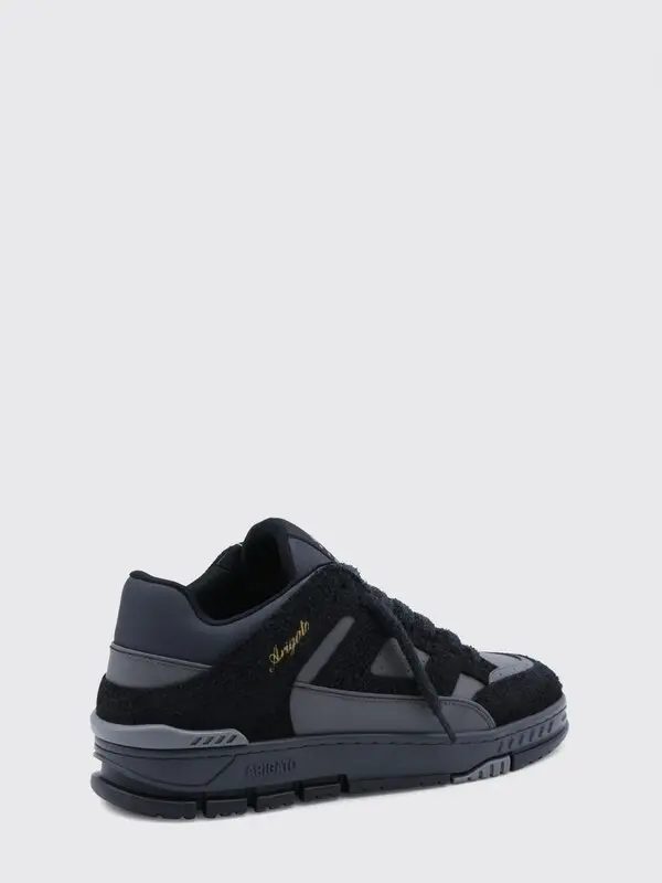 Axel Arigato Area Lo Fluffy Leather Sneakers - Black