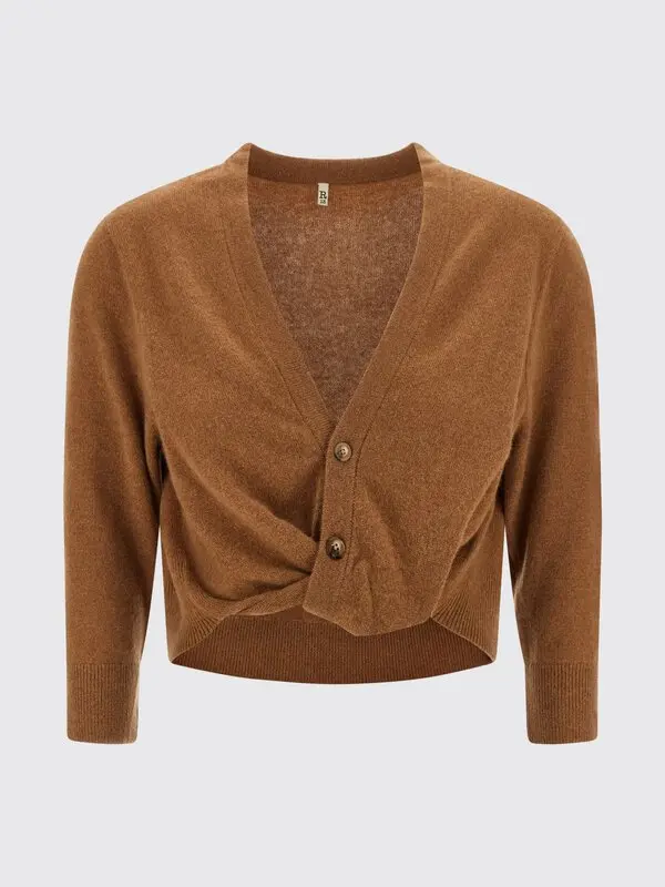R13 Cropped Cardigan With Knot Detail
