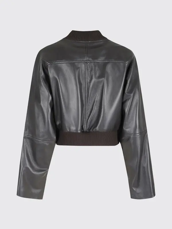 Erika Cavallini Leather Bomber Jacket