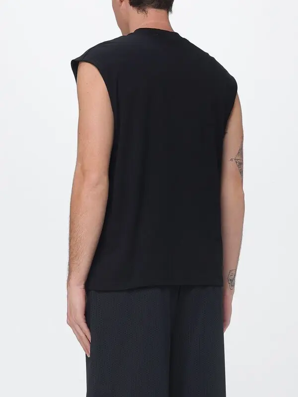 DISCLAIMER Cotton Tank Top With Logo - Black