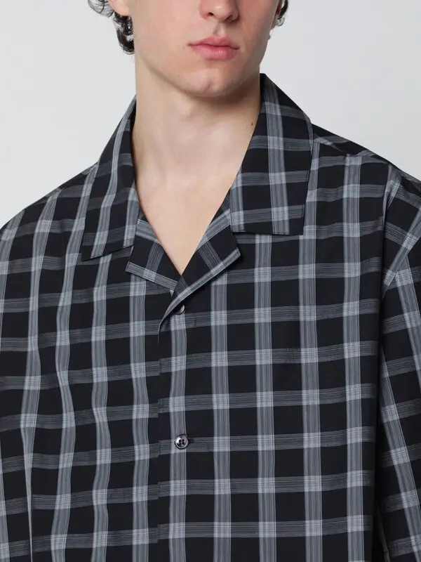 Studio Nicholson Casual Checked Cotton Shirt