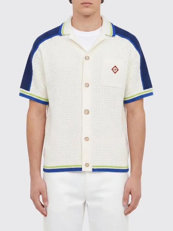 Casablanca Cotton Knit Shirt With Logo
