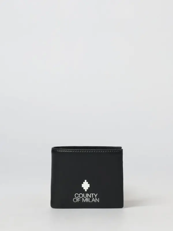 COUNTY OF MILAN Faux Leather Wallet - Black