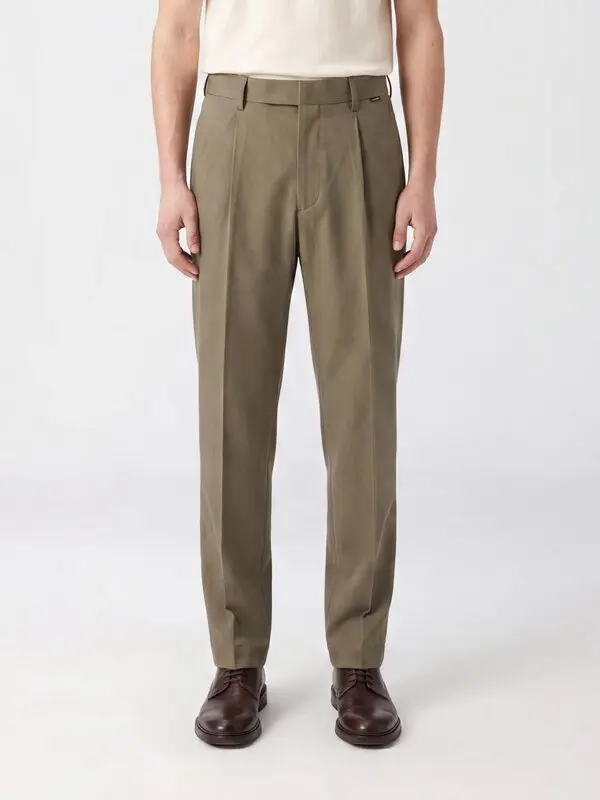Closed Slim Fit Pleated Tailored Cotton Pants