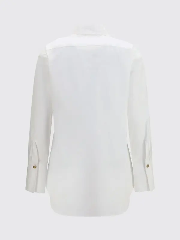 Balmain Cotton Poplin Shirt With Concealed Buttoning