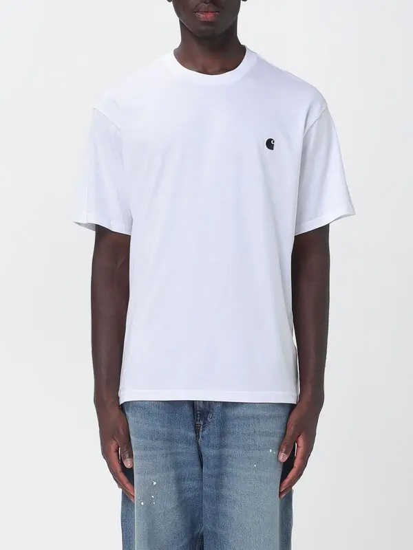 Carhartt Work In Progress Madison Cotton T-shirt With Embroidered Logo On The Chest