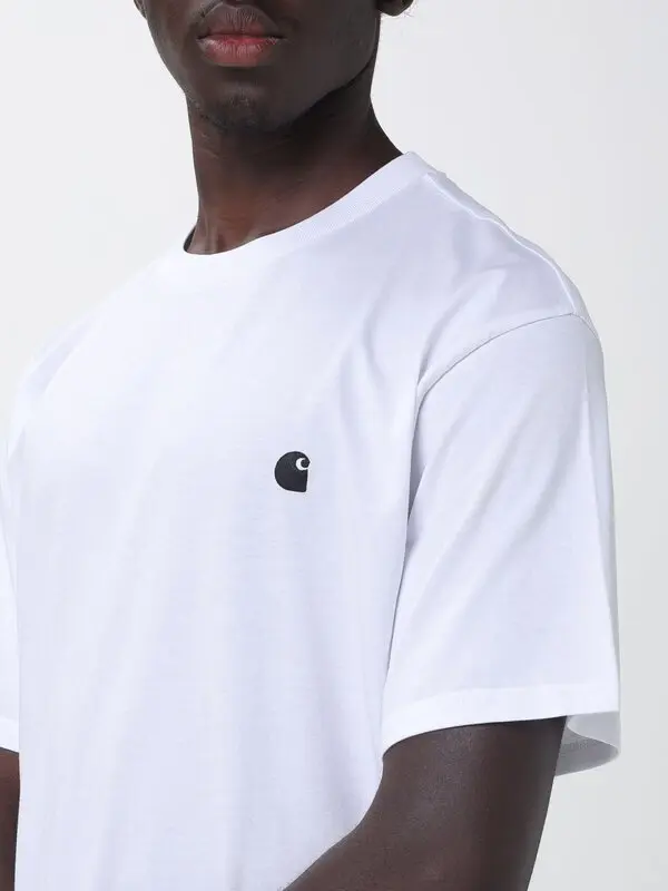 Carhartt Work In Progress Madison Cotton T-shirt With Embroidered Logo On The Chest