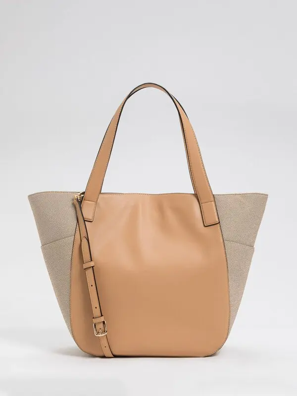 TWINSET Canvas And Faux Leather Bag