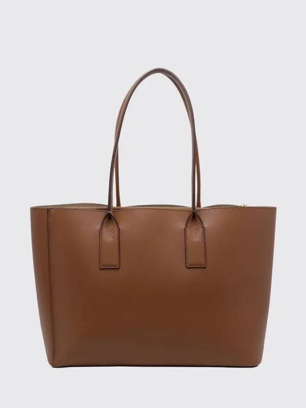 Marc Jacobs Pop J Marc Work Tote Bag In Leather With Double J Logo - Brown