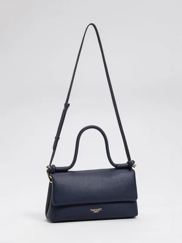 TWINSET Faux Leather Bag - Blue