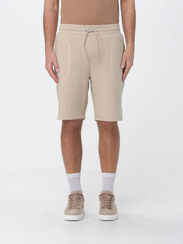 Peuterey Cotton Blend Jogging Shorts - Grey