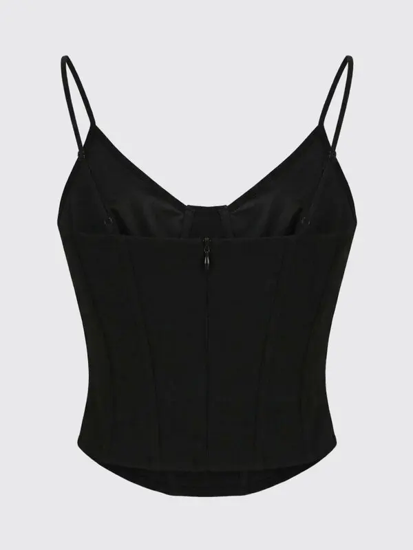 Patrizia Pepe Crêpe Bustier Top