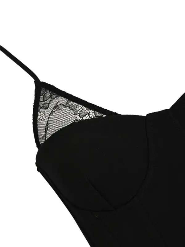 Patrizia Pepe Crêpe Bustier Top