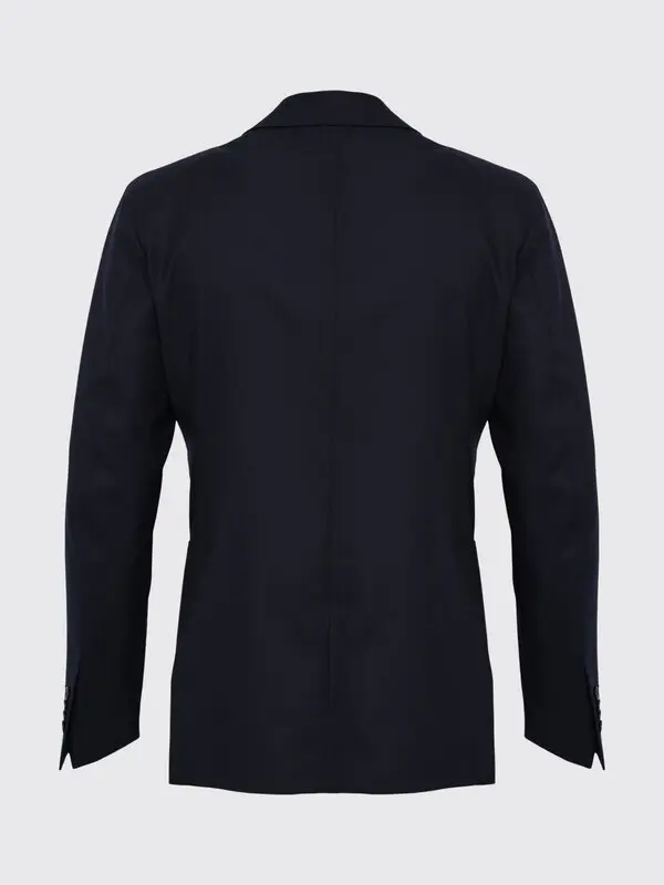 Tagliatore Double-breasted Blazer In Stretch Virgin Wool With Peak Lapels