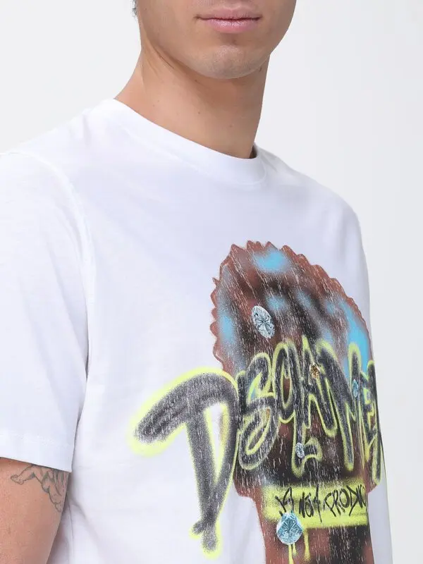 DISCLAIMER Printed Cotton T-shirt