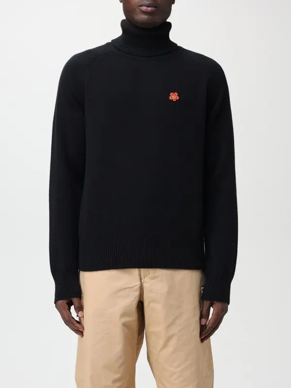 Kenzo Embroidered Turtleneck Sweater