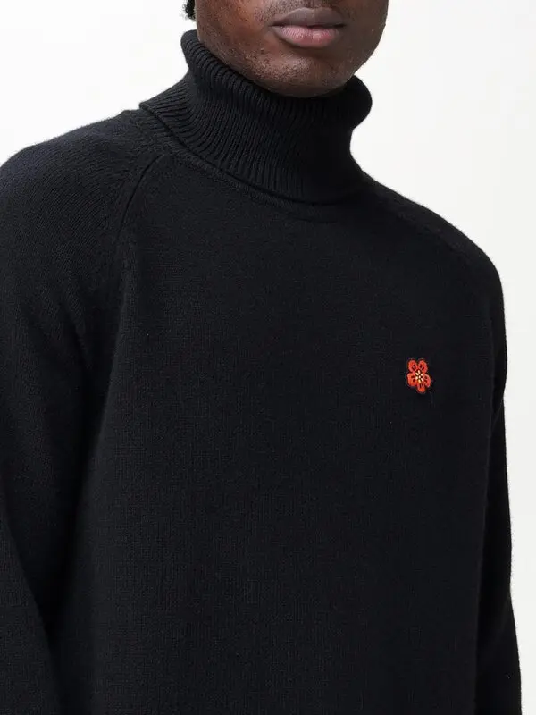 Kenzo Embroidered Turtleneck Sweater