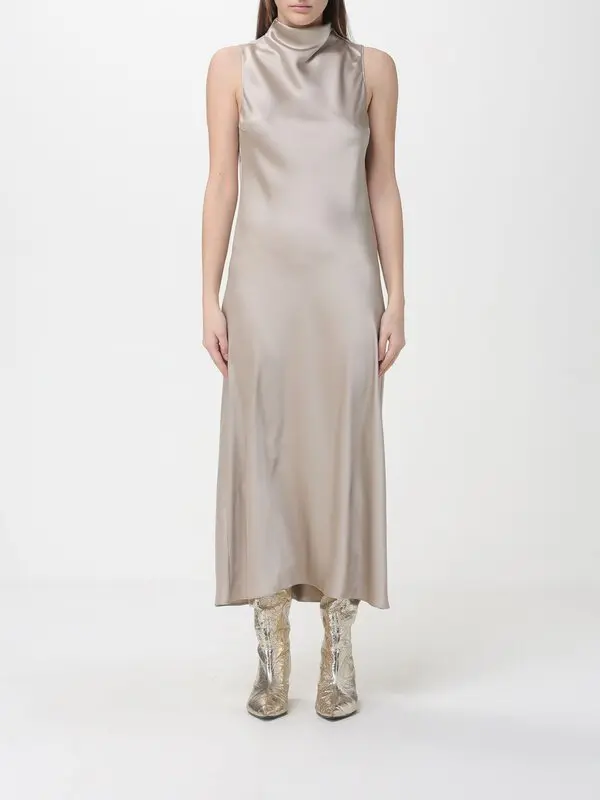 Patrizia Pepe Satin Midi Dress