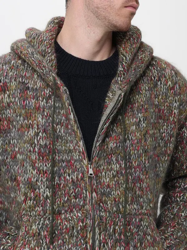 NAMACHEKO Textured Knit Full-zip Hoodie