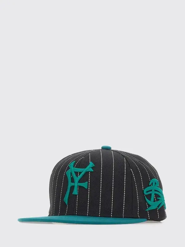 PDF Twill Cotton Hat With Embroidered Stripes