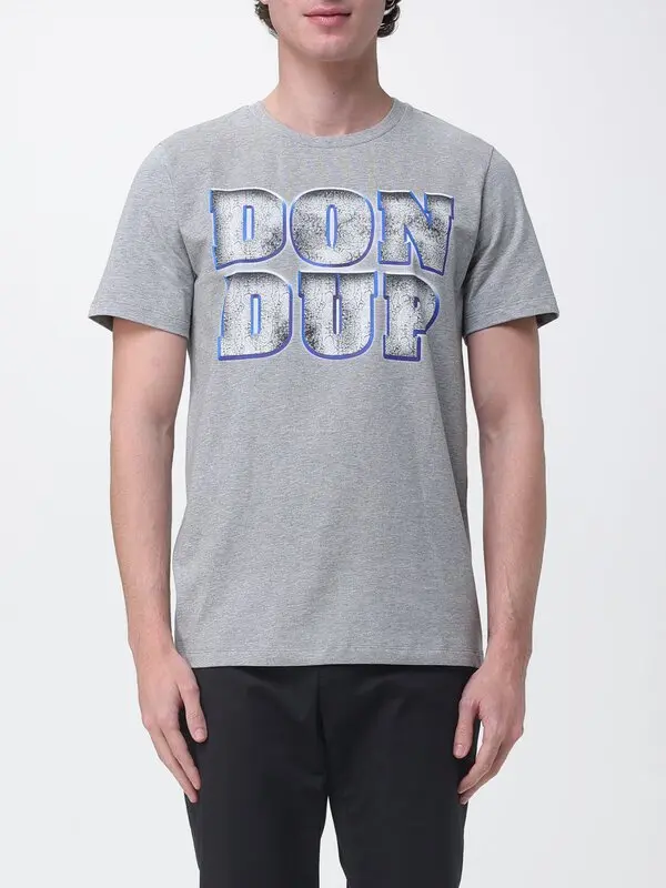 DONDUP Cotton Crew Neck T-shirt With Logo