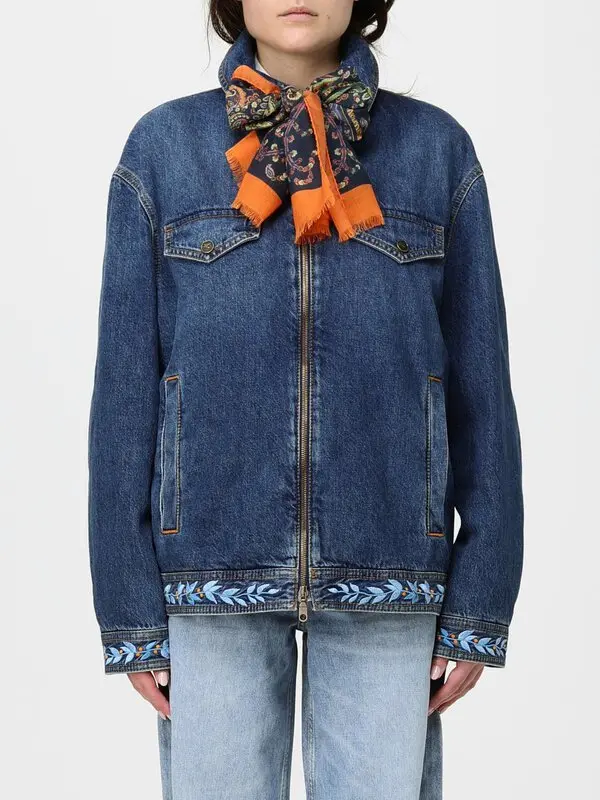 Etro Wool Blend Scarf With Paisley Print