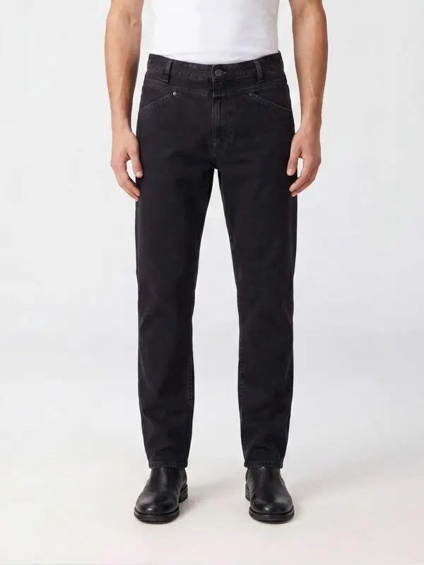 Closed X-lent Tapered Fit Jeans In Cotton Denim
