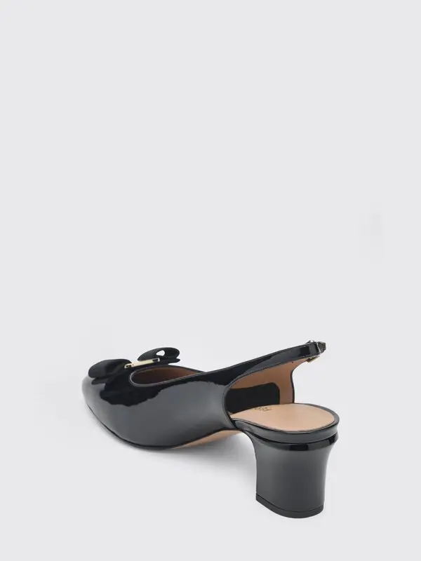 FERRAGAMO Vara Patent Leather Slingback Pumps