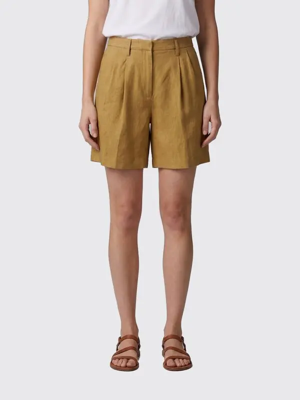 FORTE_FORTE Linen Blend Shorts