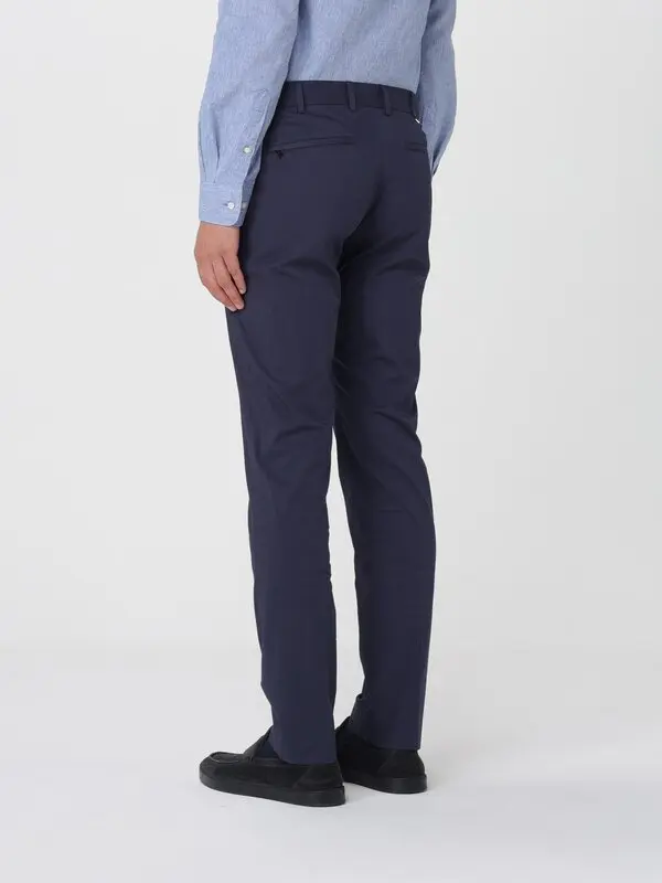 PT TORINO Stretch Cotton Blend Chino Trousers - Blue
