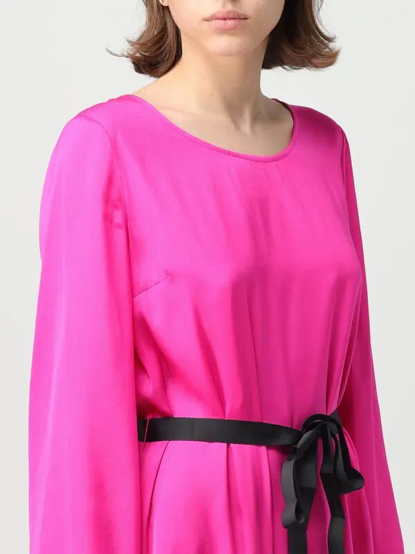 TWINSET Dress With Ruffled Hem And Belt