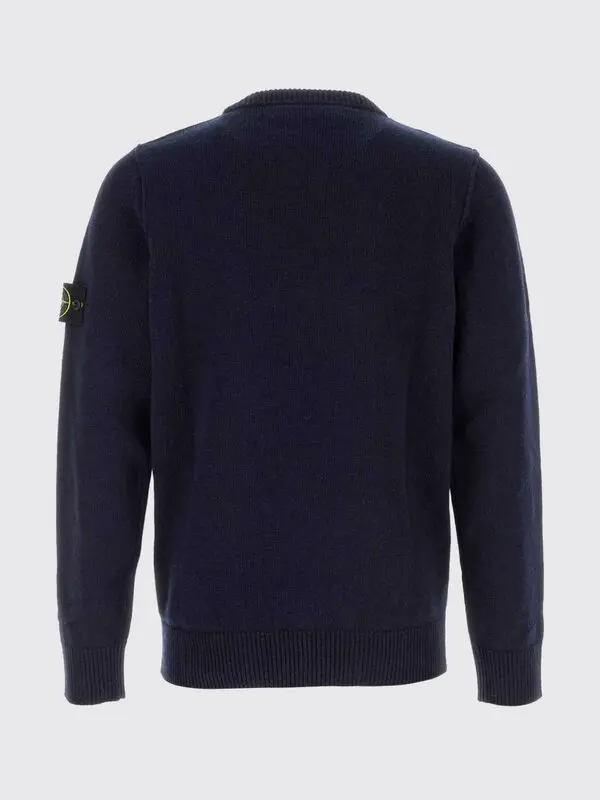 Stone Island Virgin Wool And Cashmere Crew Neck Sweater