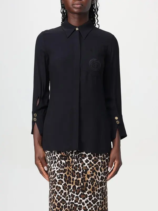 Elisabetta Franchi Shirt With Emblematic Detail
