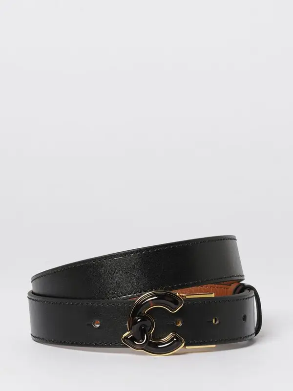 COCCINELLE Belt With Logo Buckle
