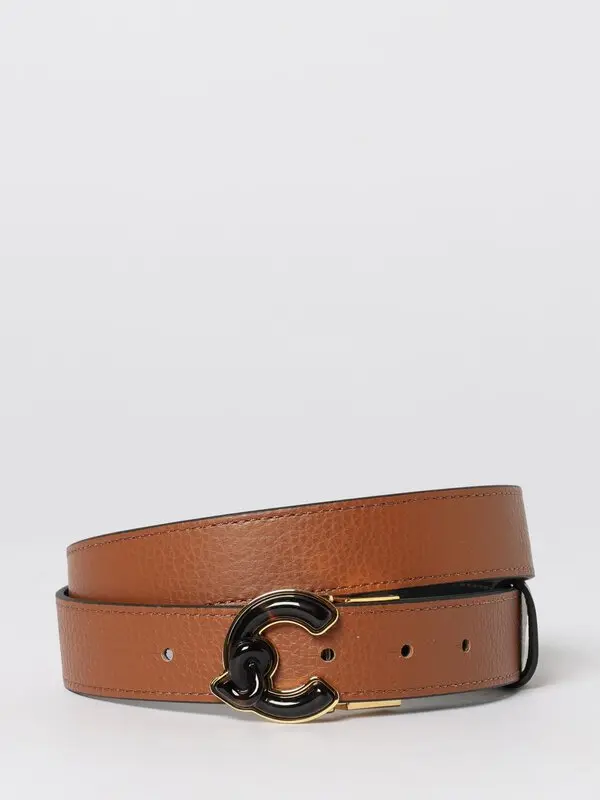 COCCINELLE Belt With Logo Buckle