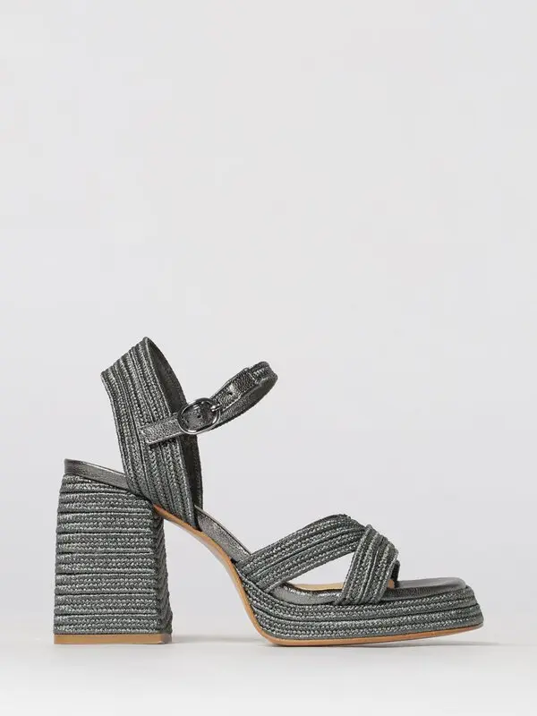 CastaÑer Woven Jute Sandals - Grey